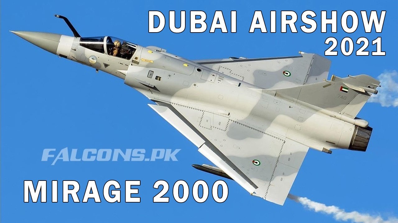 Dassault Mirage 2000-9 UAE Air Force Flying Display at Dubai Airshow ...